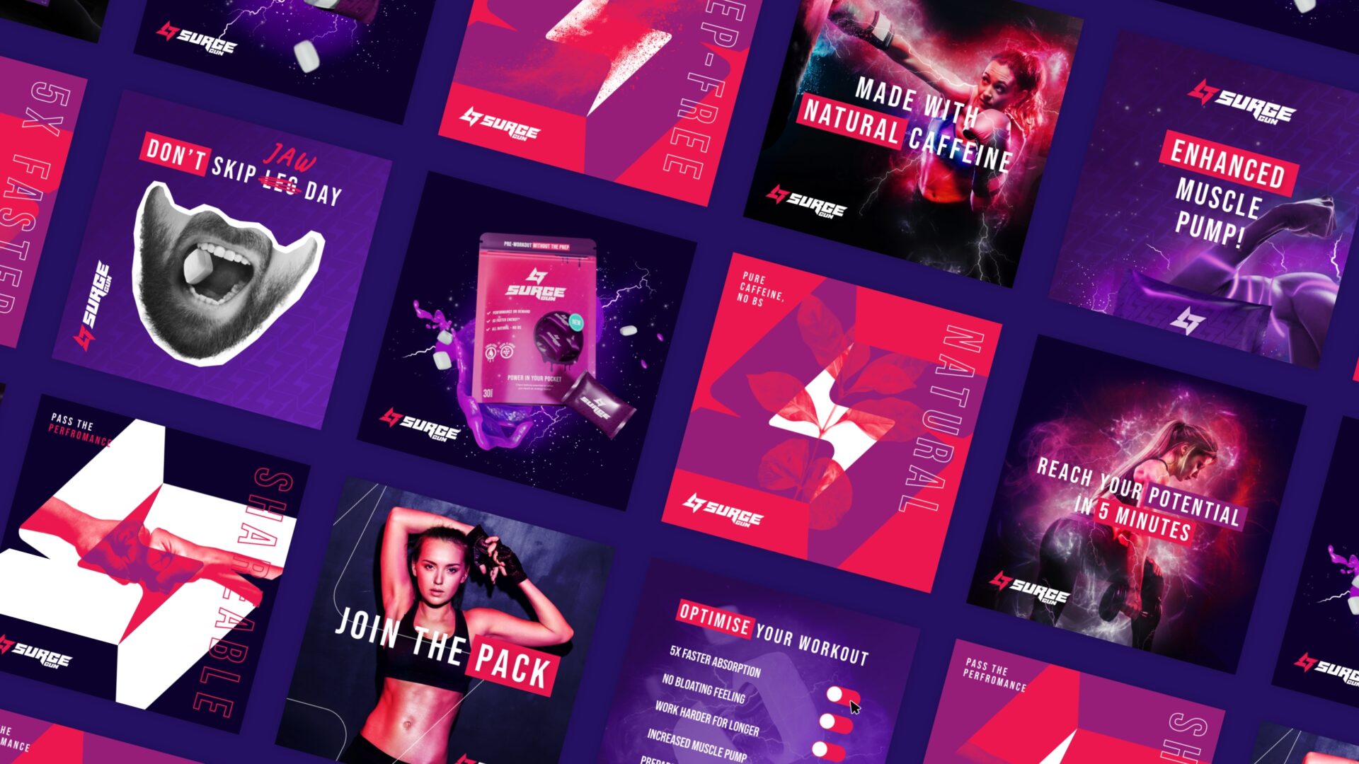 Brand Case Study: Surge Gum x Red Kite Design